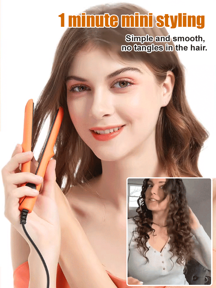 Straight and curly dual-purpose curling rod-carylook
