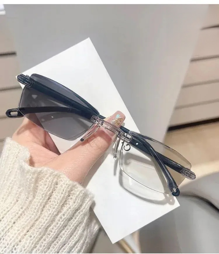 【100〜700度の自動調節機能】調光ブルーライトカット老眼鏡-オンラインストア