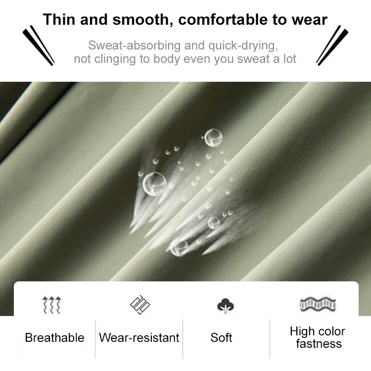 Summer ultra-thin breathable ice silk pants-carylook